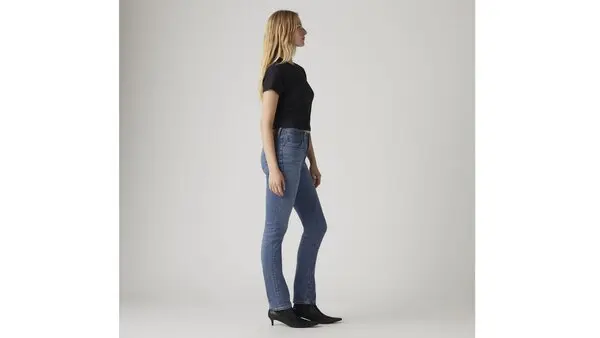 LEVI'S 724 High-rise Slim Straight Jeans - Blue Wave