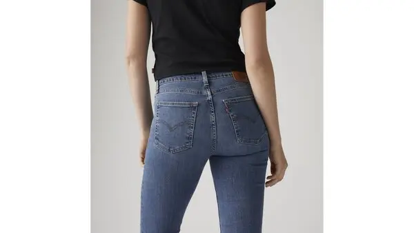 LEVI'S 724 High-rise Slim Straight Jeans - Blue Wave