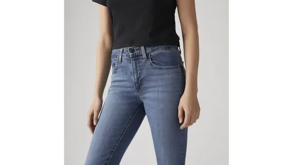 LEVI'S 724 High-rise Slim Straight Jeans - Blue Wave