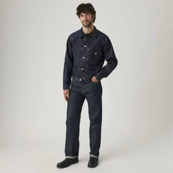 LEVI'S 1937 501 Original Fit Jeans - Dark Indigo Organic