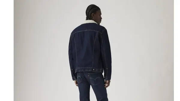 LEVI'S Type Iii Sherpa Trucker Jacket - Juniper Rinse