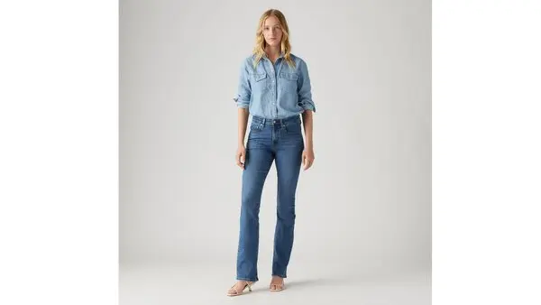 LEVI'S 725 High Rise Bootcut Jeans - Lapis Speed
