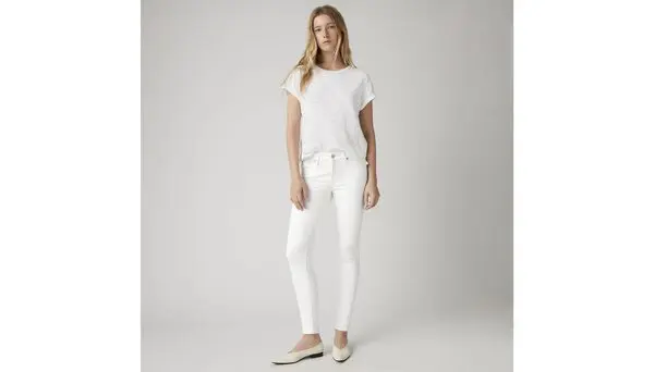 LEVI'S 711 Skinny Jeans - Soft Clean White