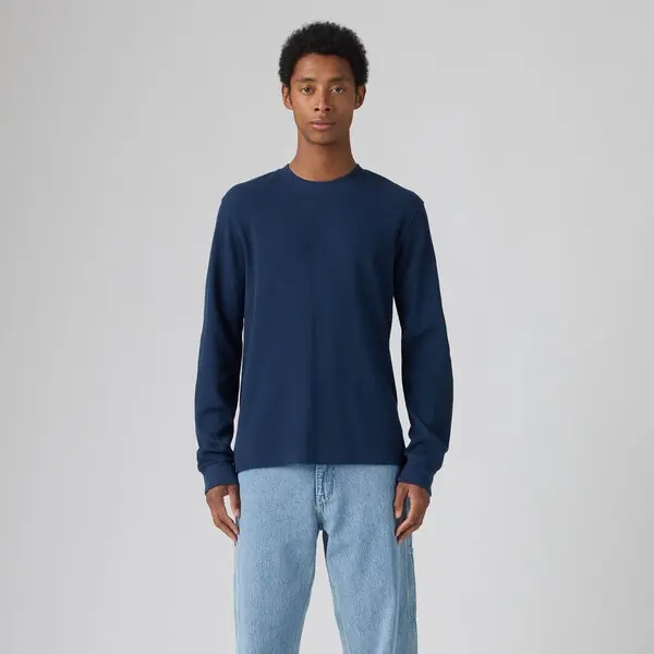 LEVI'S Long-sleeve Standard Fit Thermal T-shirt - Blue