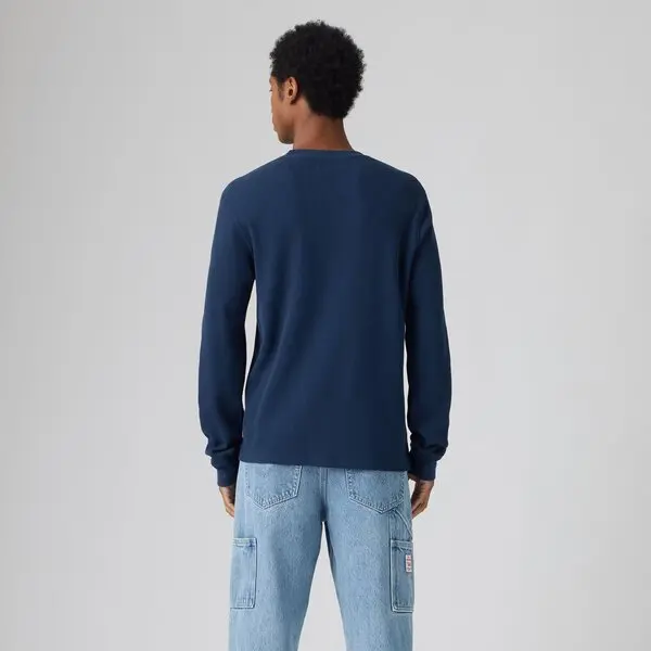 LEVI'S Long-sleeve Standard Fit Thermal T-shirt - Blue