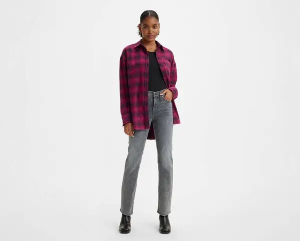 LEVI'S 314 Shaping Straight Jeans - Grey Ghost