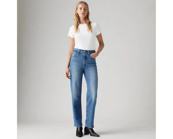 LEVI'S Ribcage Straight Ankle Jeans - Dance Around