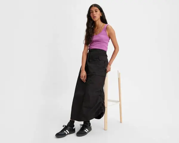 LEVI'S Convertible Cargo Skirt - Meteorite
