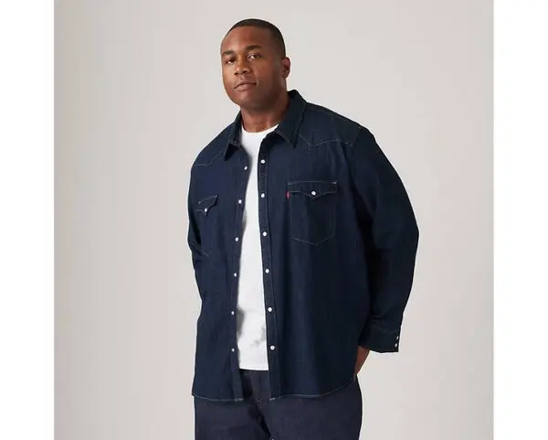 LEVI'S Classic Western Shirt Chambray - Red Cast Rinse