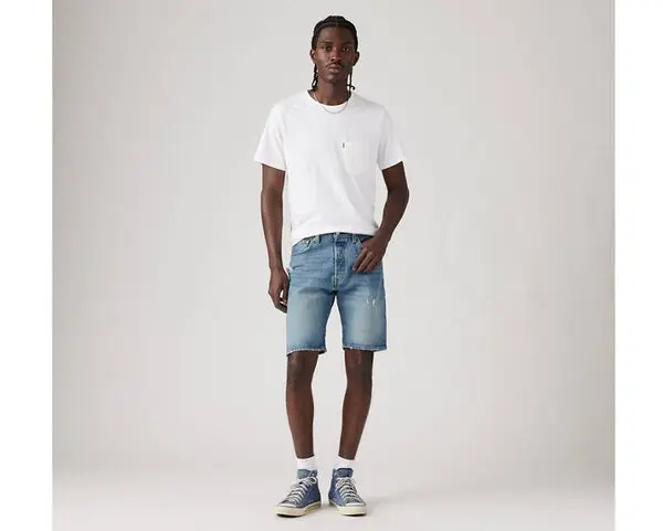 LEVI'S 501 Original Fit Hemmed 9" Shorts - Never Be Mine