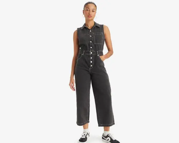 LEVI'S Sleeveless Cotton Jumpsuit - Thank You Very Little