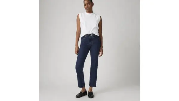 LEVI'S 501 Original Cropped Jeans - Salsa