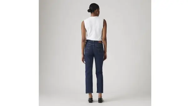 LEVI'S 501 Original Cropped Jeans - Salsa