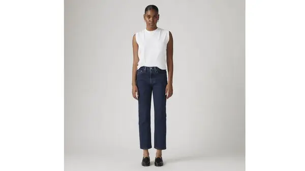 LEVI'S 501 Original Cropped Jeans - Salsa