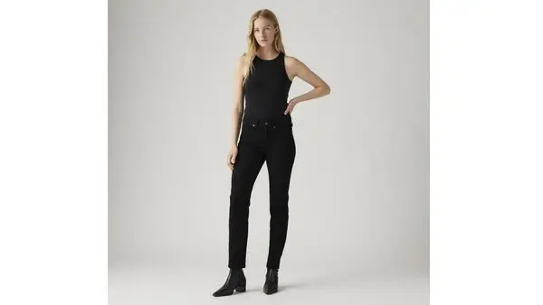 LEVI'S Classic Straight Fit Jeans - Soft Black