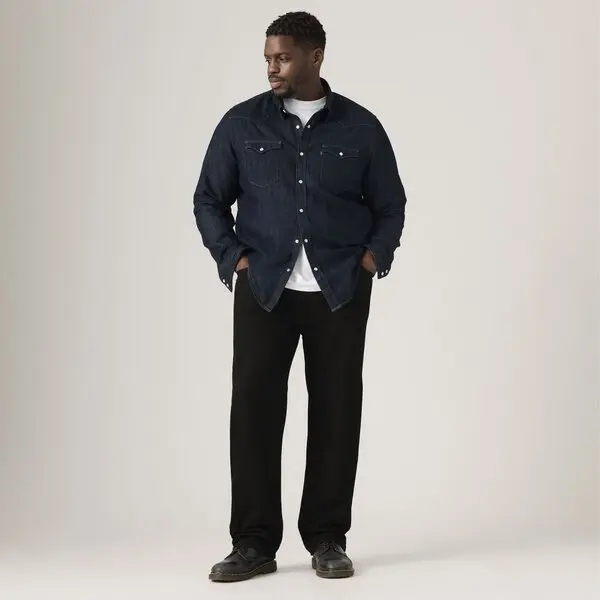 LEVI'S 505 Regular Fit Straight Leg Jeans - Black