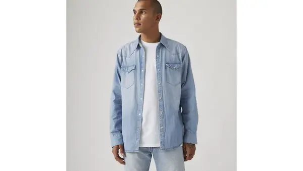 LEVI'S Barstow Western Denim Shirt - Indigo Stonewash
