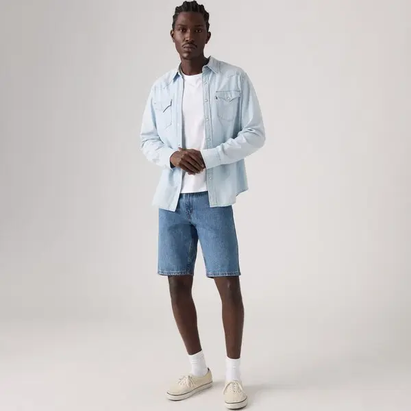 LEVI'S 405 Standard 10" Denim Shorts - Medium Score