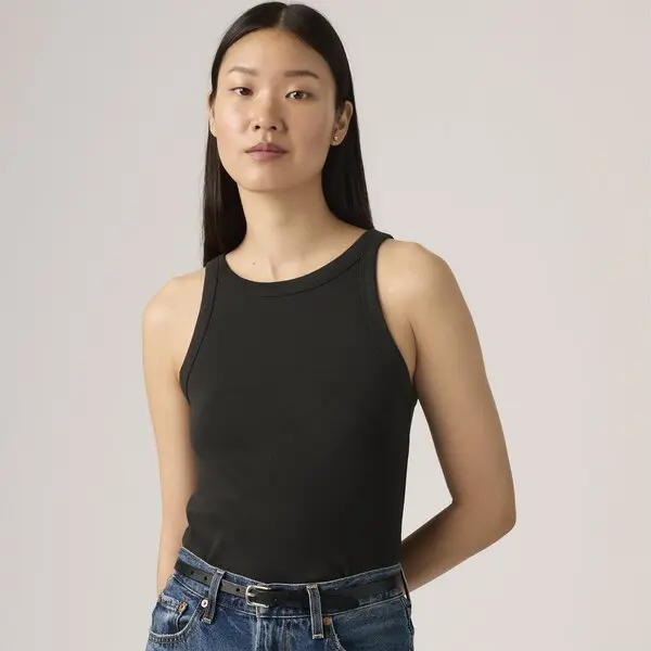 LEVI'S Essential Racer Tank Top - Caviar
