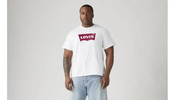 LEVI'S Logo Graphic T-shirt - Core White