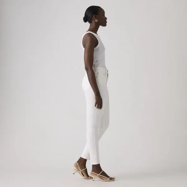 LEVI'S 721 High-rise Skinny Jeans - Soft Clean White