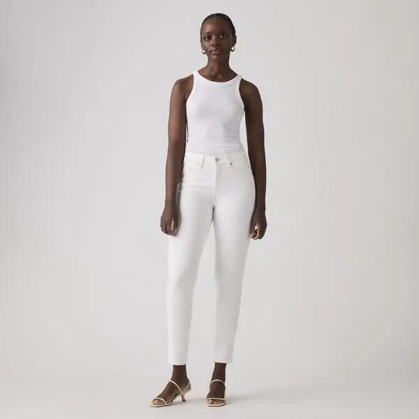 LEVI'S 721 High-rise Skinny Jeans - Soft Clean White