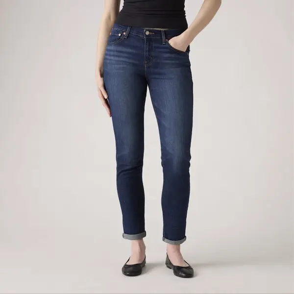 LEVI'S Boyfriend Mid Rise Jeans - Cobalt Layer
