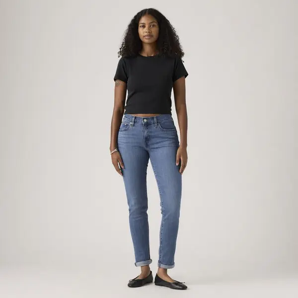 LEVI'S Boyfriend Mid Rise Jeans