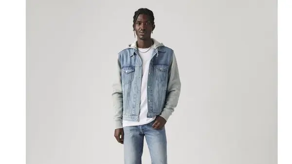 LEVI'S Hybrid Hoodie Trucker Jacket - Candy Man