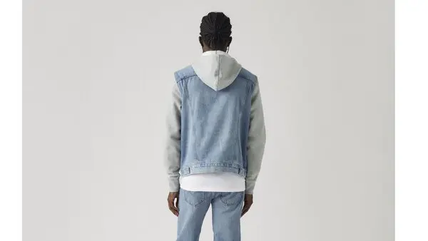 LEVI'S Hybrid Hoodie Trucker Jacket