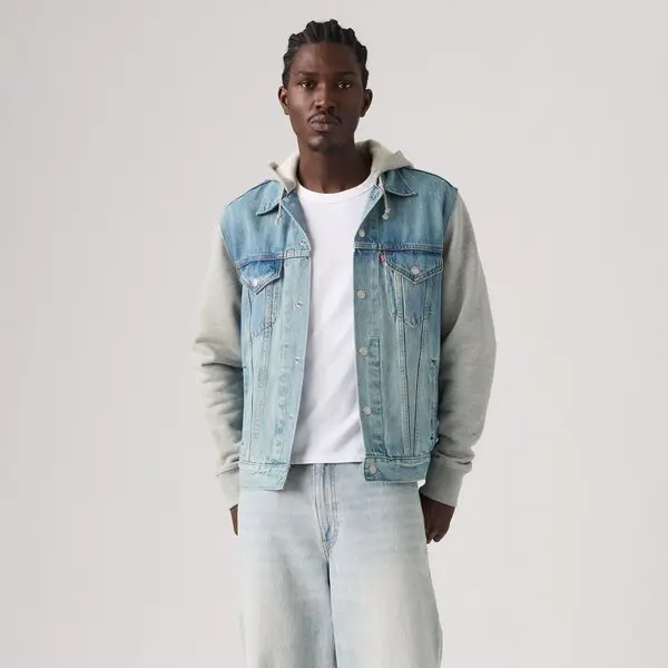 LEVI'S Hybrid Hoodie Trucker Jacket