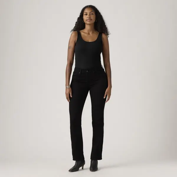 LEVI'S 314 Shaping Straight Jeans - Soft Black