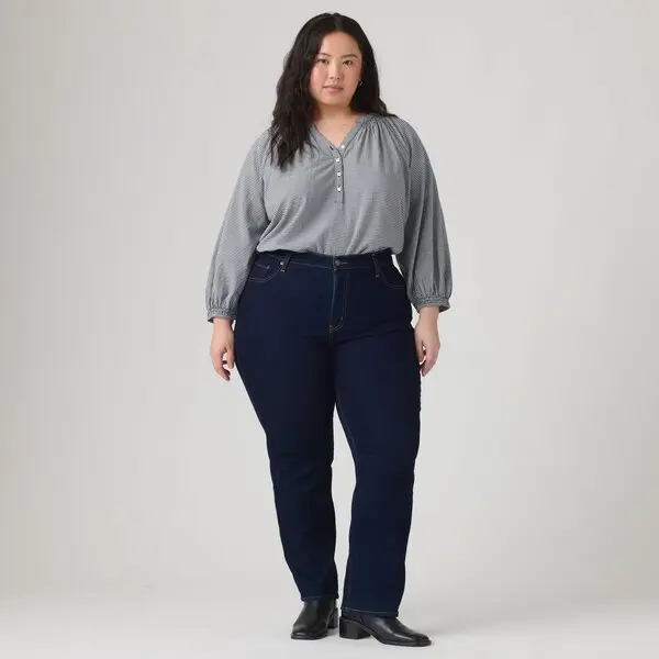 LEVI'S High Rise Slim Straight Fit Jeans
