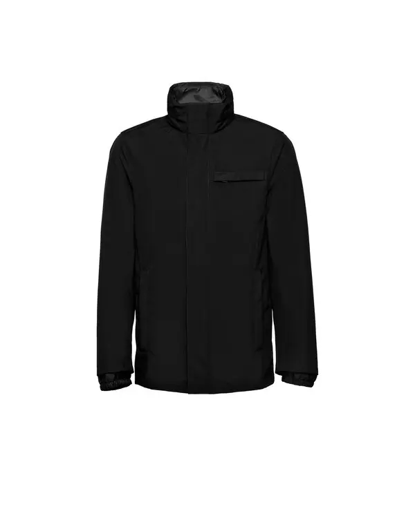 Prada Technical Fabric Blouson Jacket - Black