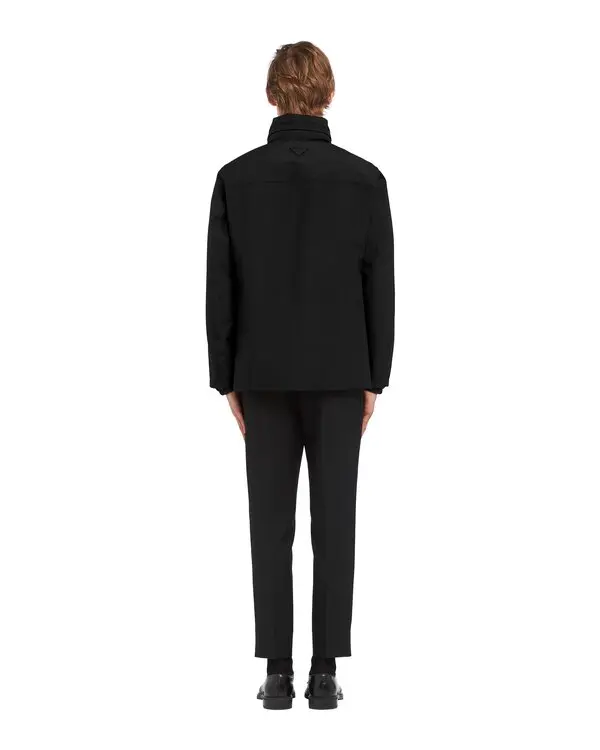 Prada Technical Fabric Blouson Jacket - Black