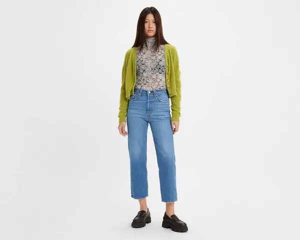 LEVI'S Ribcage Straight Ankle Jeans - Jazz Jive Together
