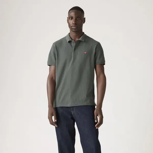 LEVI'S Housemark Polo Shirt - Grey Ore