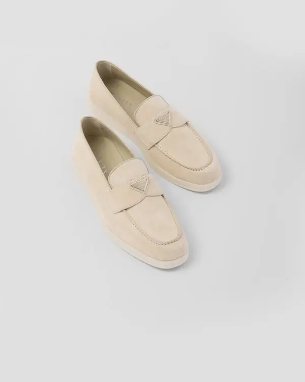 Prada Suede Loafers