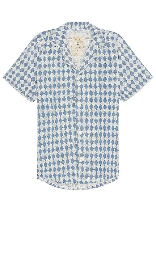 Oas Navy Diamond Cuba Terry Shirt