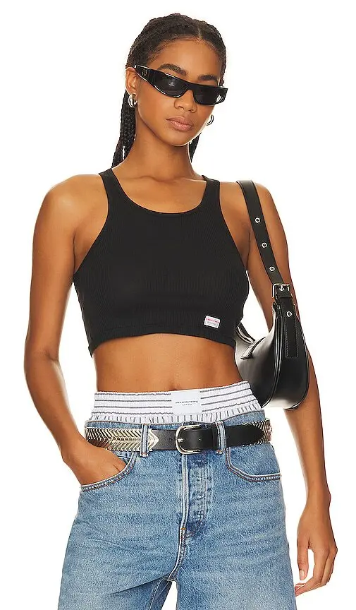 Alexander Wang Cropped Classic Racer Tank