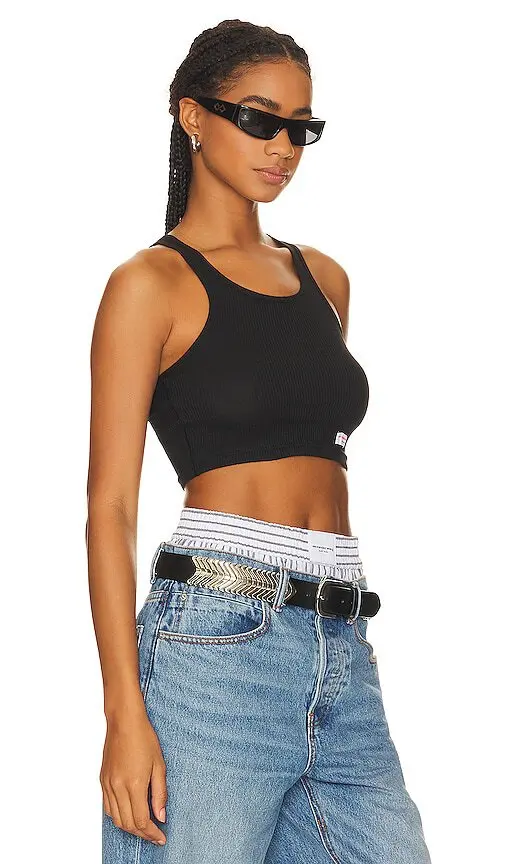 Alexander Wang Cropped Classic Racer Tank