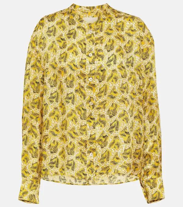Isabel Marant Étoile Leidy Printed Satin Blouse - Multicoloured