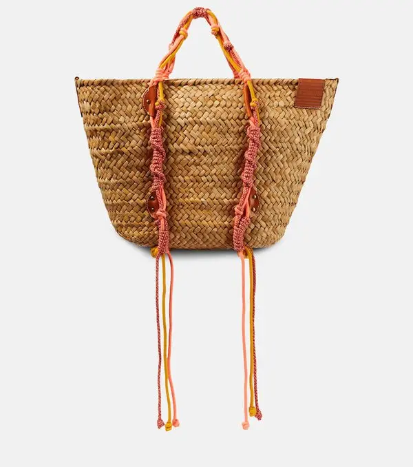 Zimmermann Large Macramé-trimmed Basket Bag