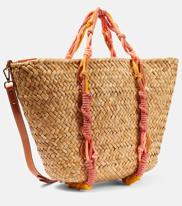 Zimmermann Large Macramé-trimmed Basket Bag