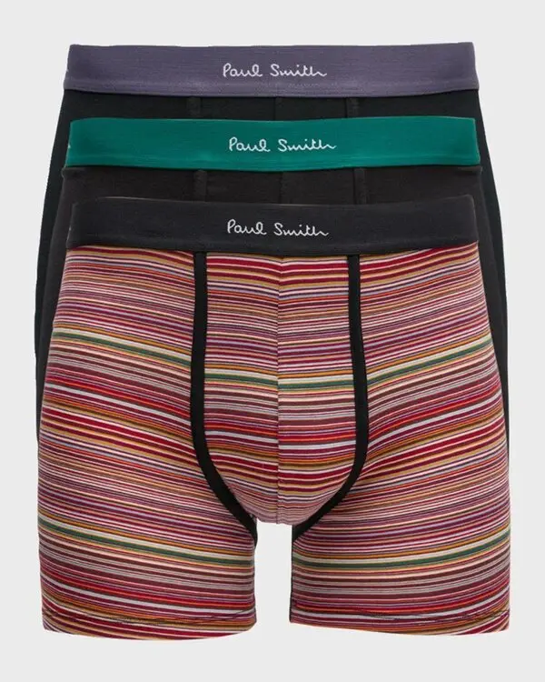 Paul Smith Apos;s 3-pack Organic Cotton Trunks
