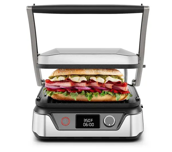 CHEFMAN 5-in-1 Digital Panini Press Grill - One-color