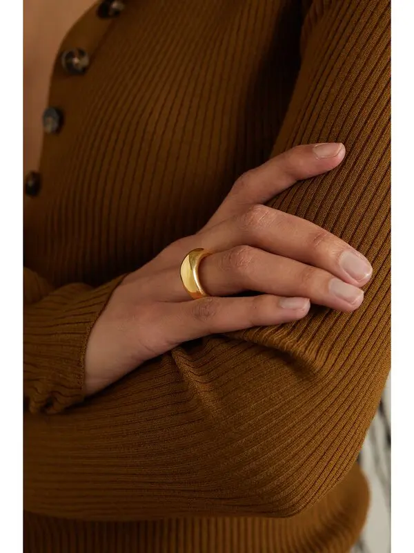 Lié Studio The Anna -plated Silver Ring - Gold
