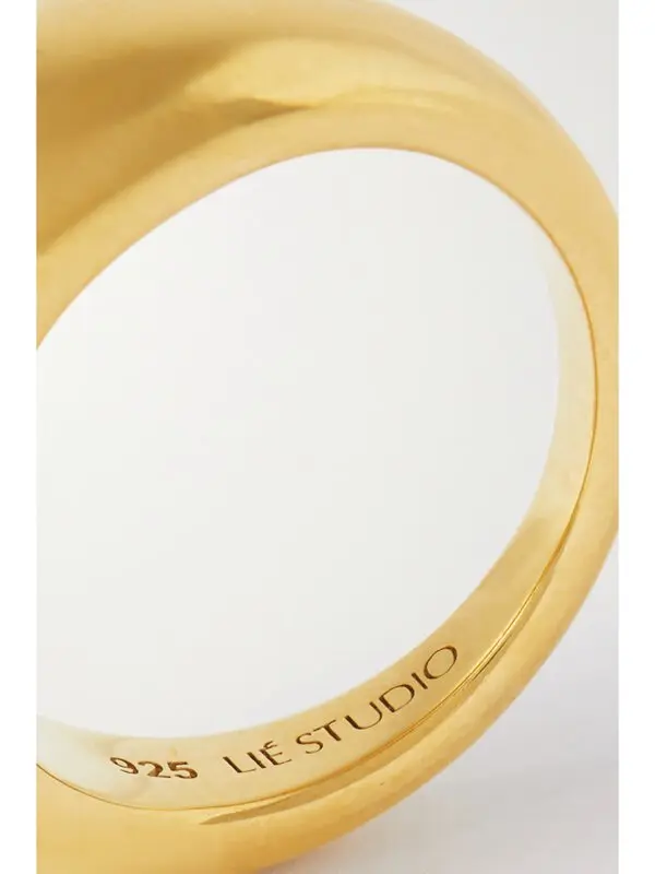 Lié Studio The Anna -plated Silver Ring - Gold