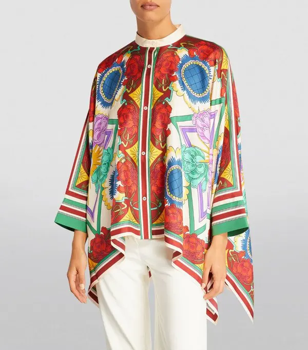 La DoubleJ Silk Foulard Shirt