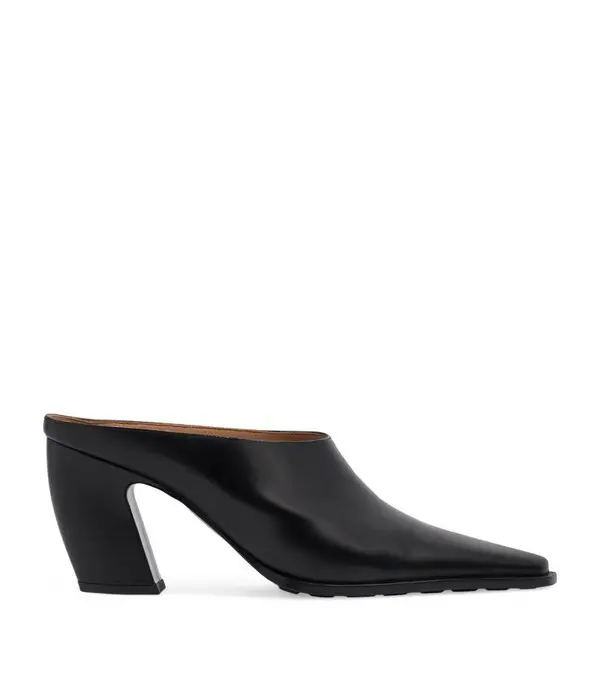 Bottega Veneta Leather Tex Mules 70